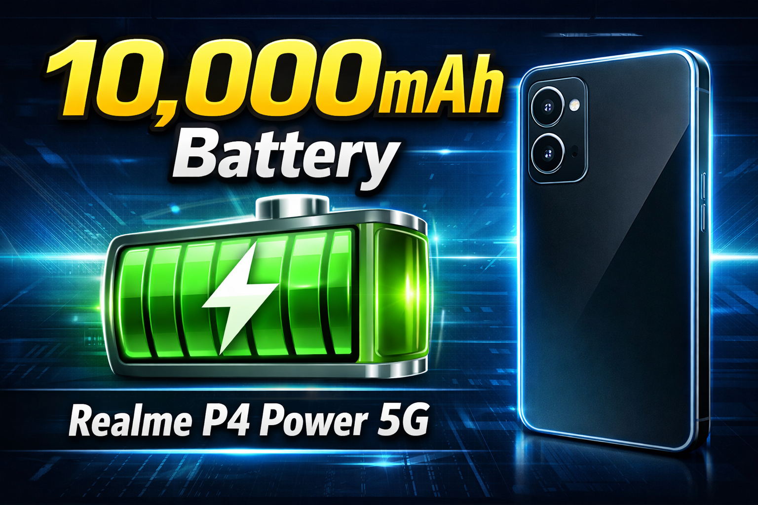Realme P4 Power 5G Rumors: 10,000mAh Battery & 144Hz AMOLED Display ...