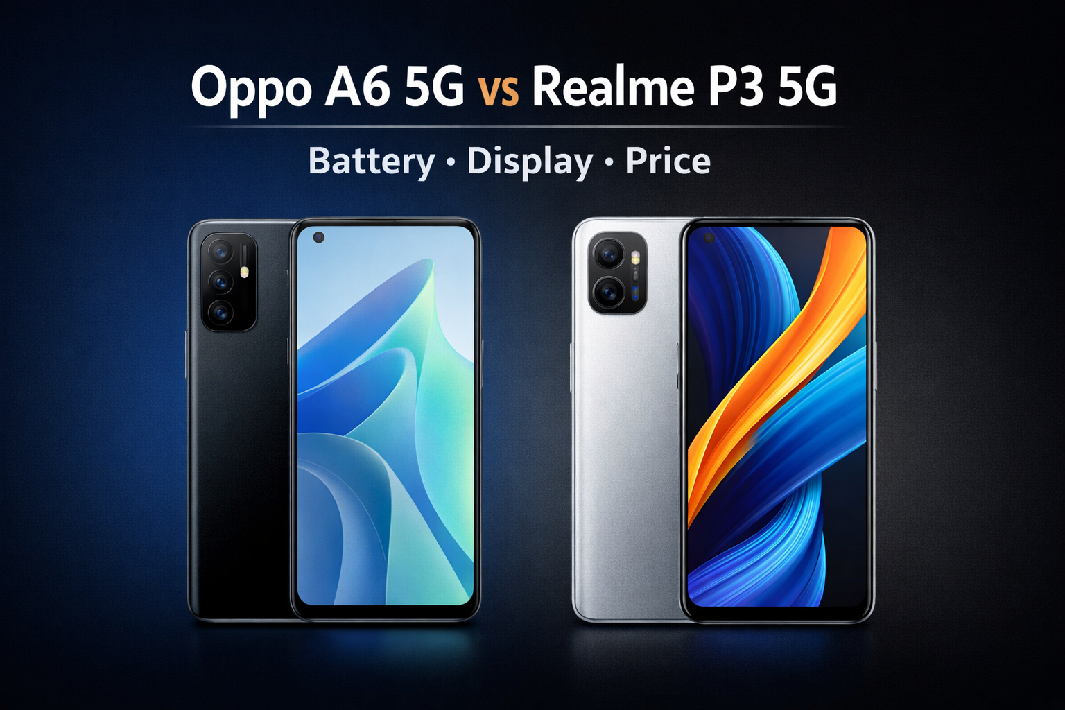 Oppo A6 5G vs Realme P3 5G: Battery, Display, Performance & Price ...