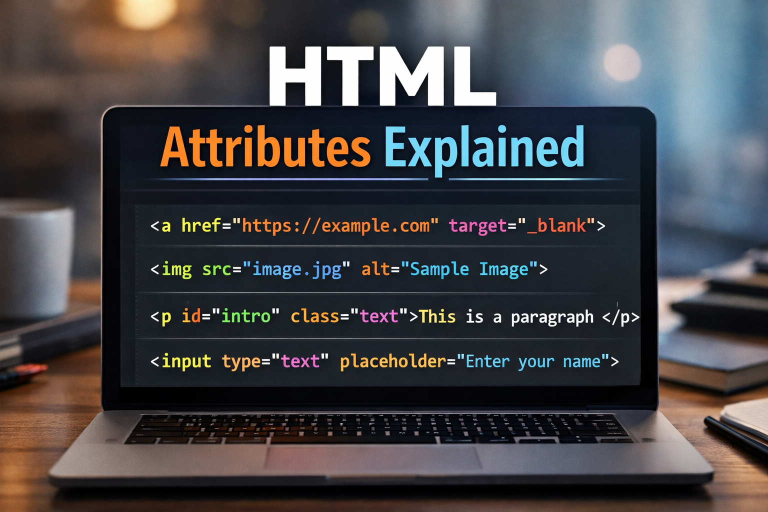 Learn Html Attributes Complete Guide For Beginners Bigsansar