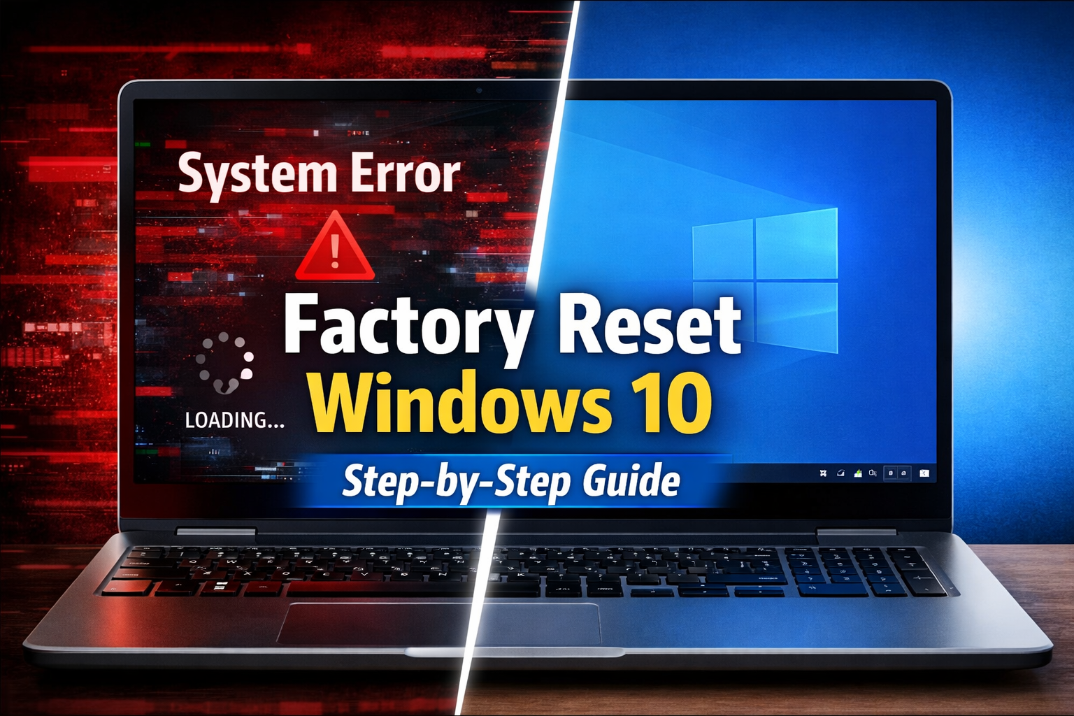 How to Factory Reset Windows 10 on a Samsung Laptop | Step-by-Step ...