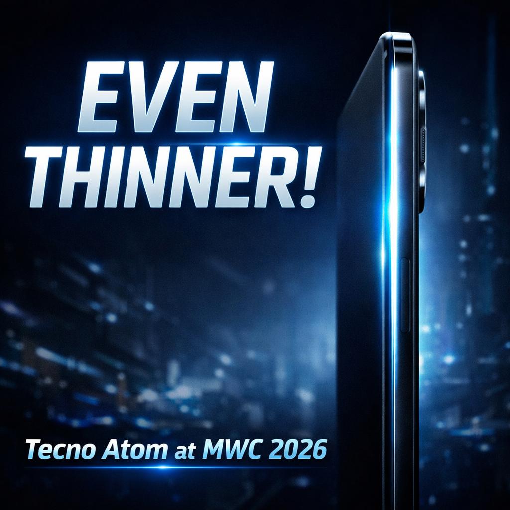 Tecno Atom Concept Phones Get Even Slimmer at MWC 2026 | Full Details ...