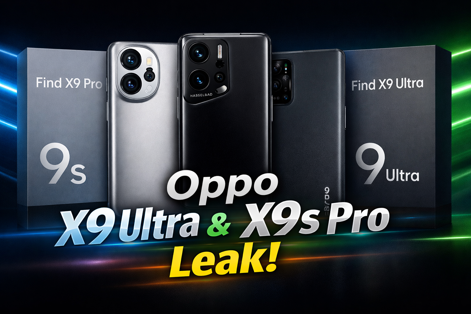 Oppo Find X9 Ultra & X9s Pro Leak: Retail Boxes Revealed Ahead of April ...